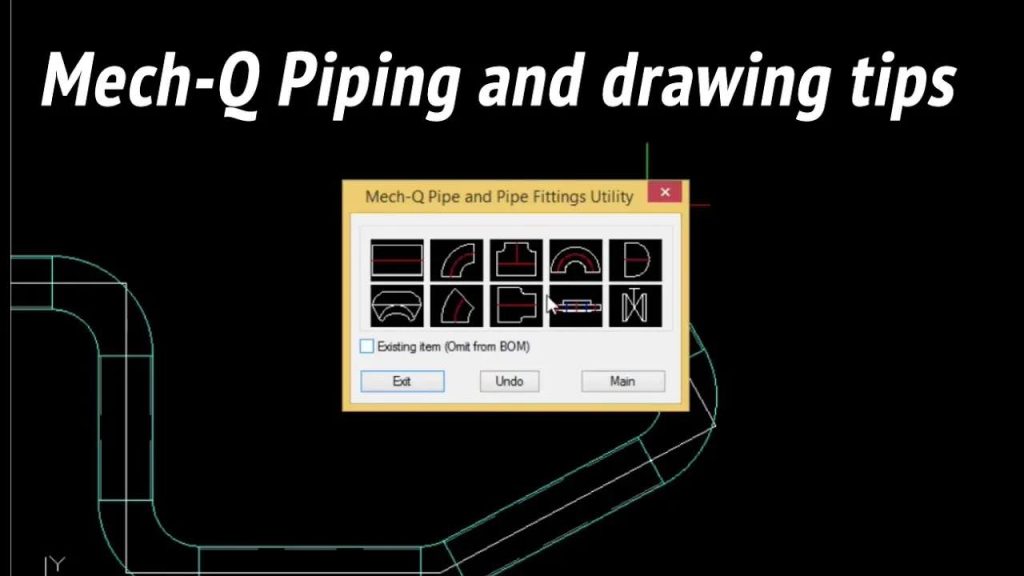 How To Draw Pipe AutoCAD Video Tips Showing Drawing Methods