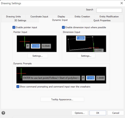 Dynamic input in “Autocad-like” program called AViCAD - CADavenue